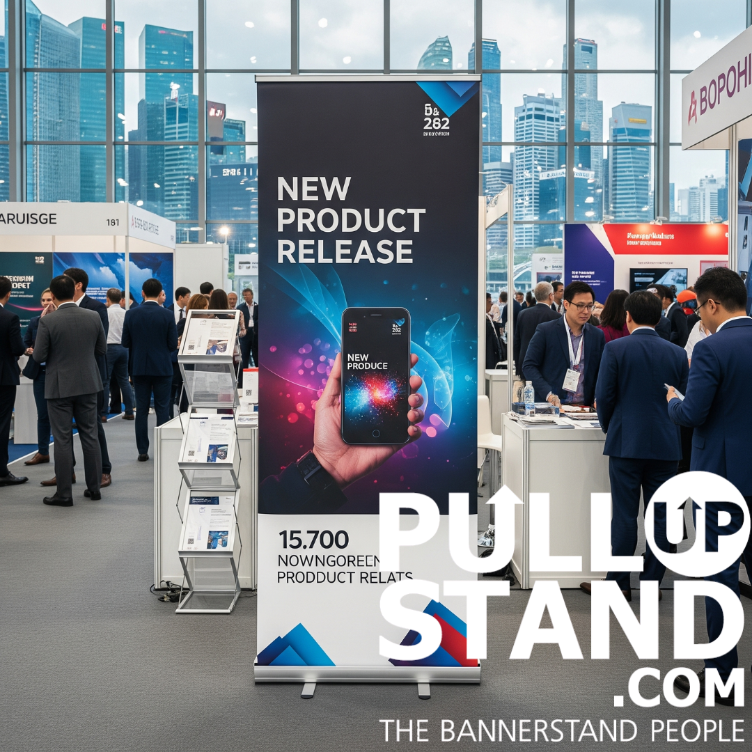 Pop Up Banner Trade Show Singapore | Professional Displays | Pullupstand.com Pte Ltd